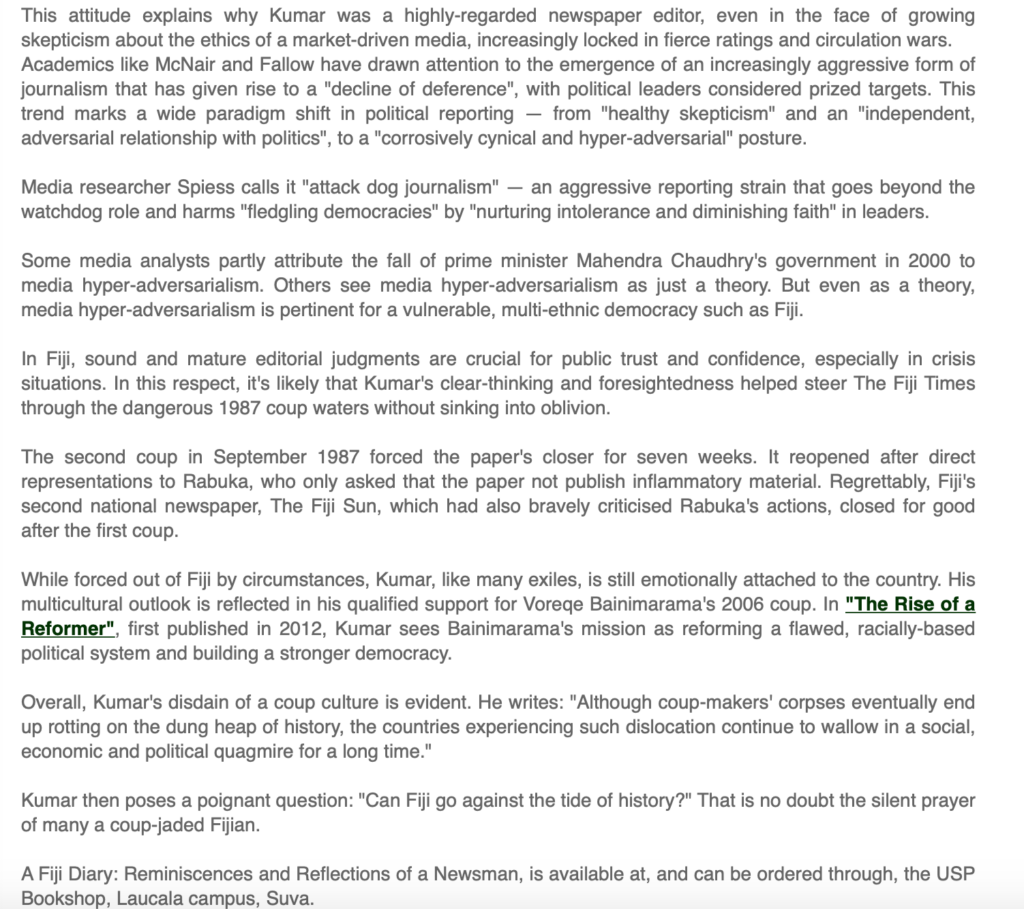 # VALE VIJENDRA KUMAR. SELECTIVELY REMEMBERED - grubsheet