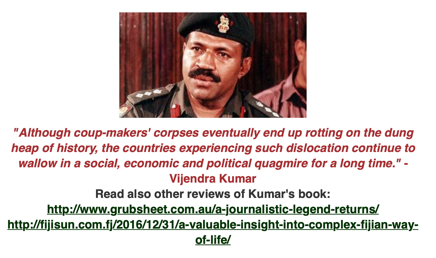 # VALE VIJENDRA KUMAR. SELECTIVELY REMEMBERED - grubsheet