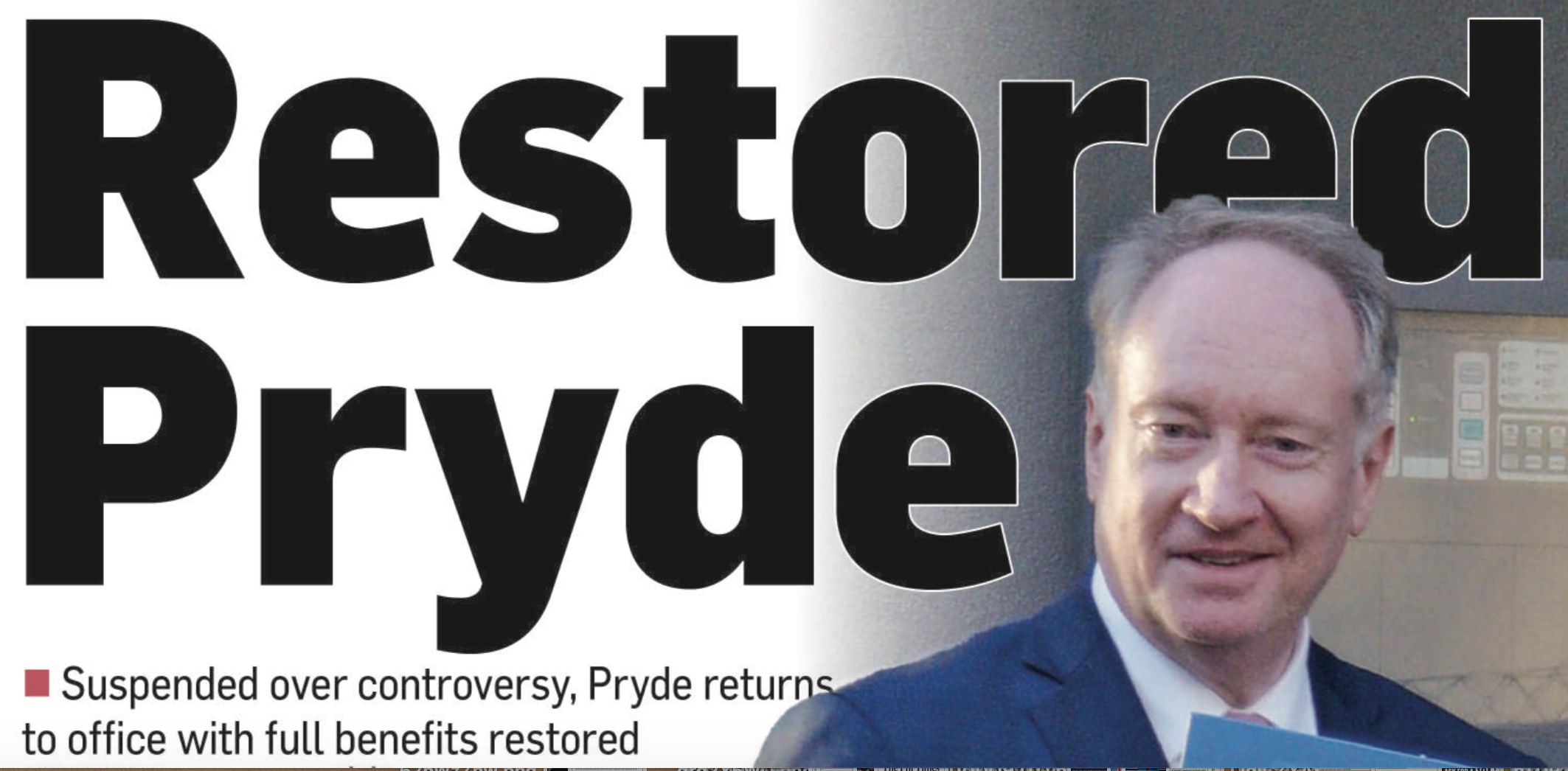 # A STUNNING VINDICATION. NOW FOR THE FALLOUT - grubsheet